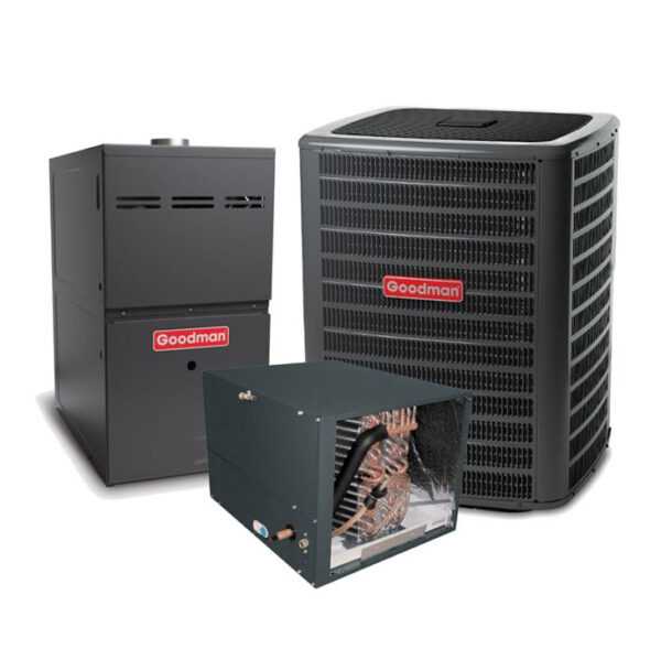 Goodman 3 Ton 18 Seer Two Stage Ac Matched With 80 Two Stage Gas